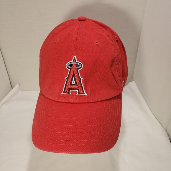 47 | Accessories | 47 Brand Angels Osfa Red Cap With Embroidered Logo ...